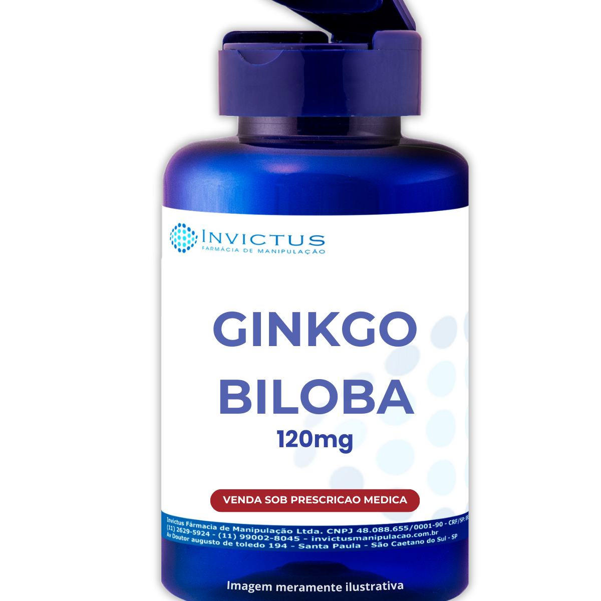 Ginkgo Biloba 120mg - Memória e Energia