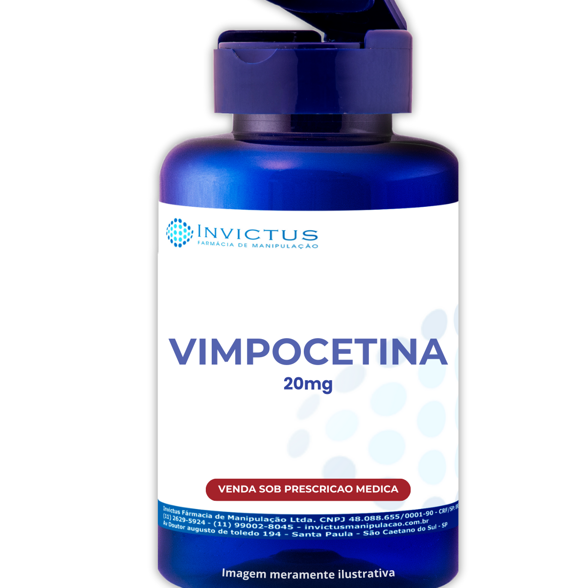 Vimpocetina 20mg - 60 capsulas