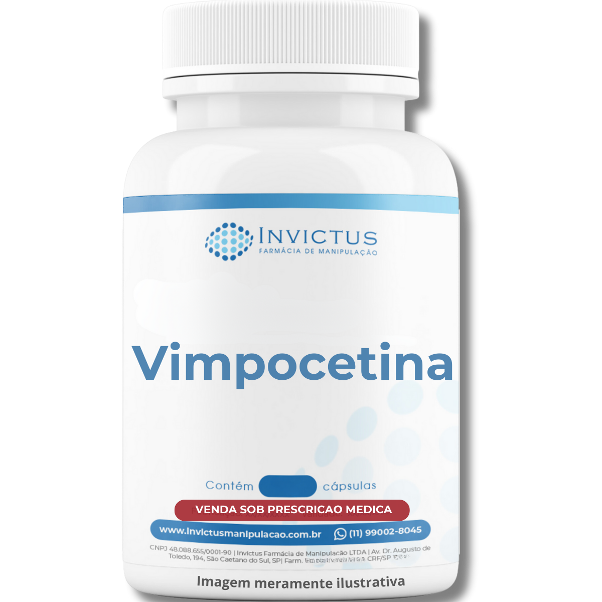 Vimpocetina 10mg - Suplemento para Saúde Cerebral e Memória